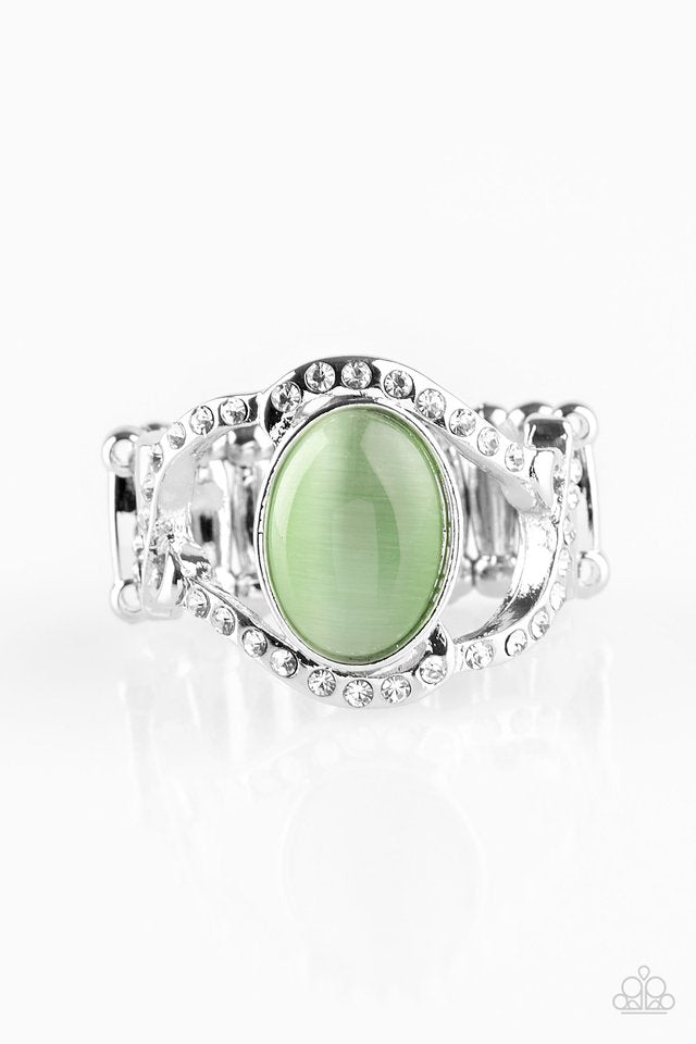 Moulin Moon - Green - Moonstone - Ring - Paparazzi Accessories – Gemini ...